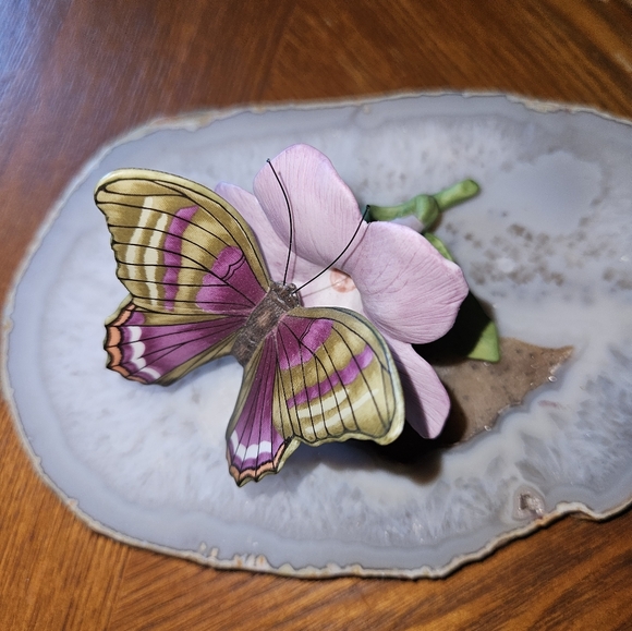 Franklin Mint | Accents | Franklin Mint Butterflies Of Paradise Lilac ...